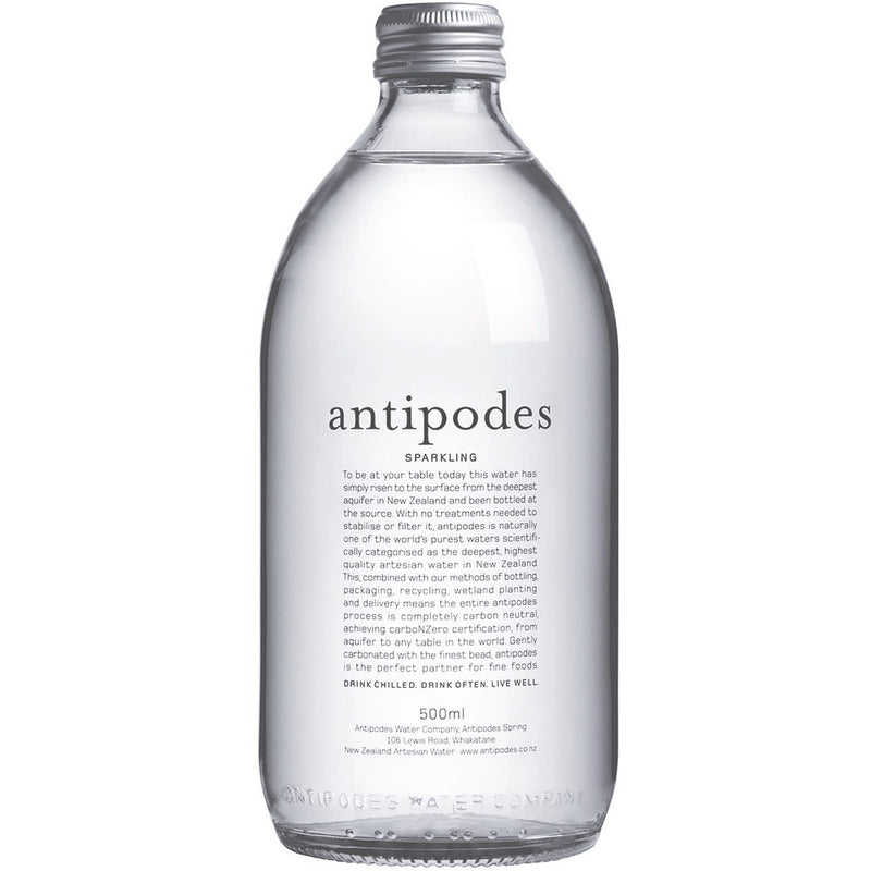 Buy Antipodes Sparkling Water (24 x 500ml) | Wines Online Singapore