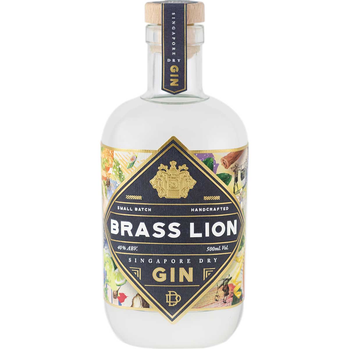 Buy Brass Lion Butterfly Pea Gin | Wines Online Singapore